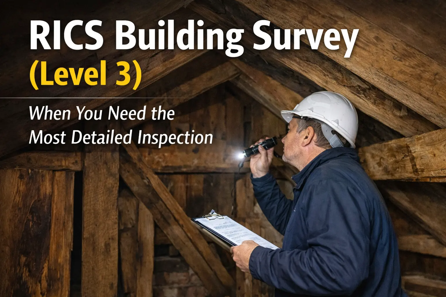 RICS Building Survey (Level 3): When You Need the Most Detailed ...